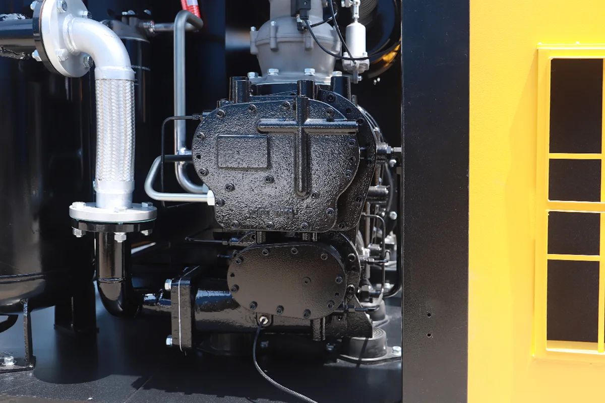 250kw kilowatt 340hphp dual -stage compressed permanent magnet variable ...