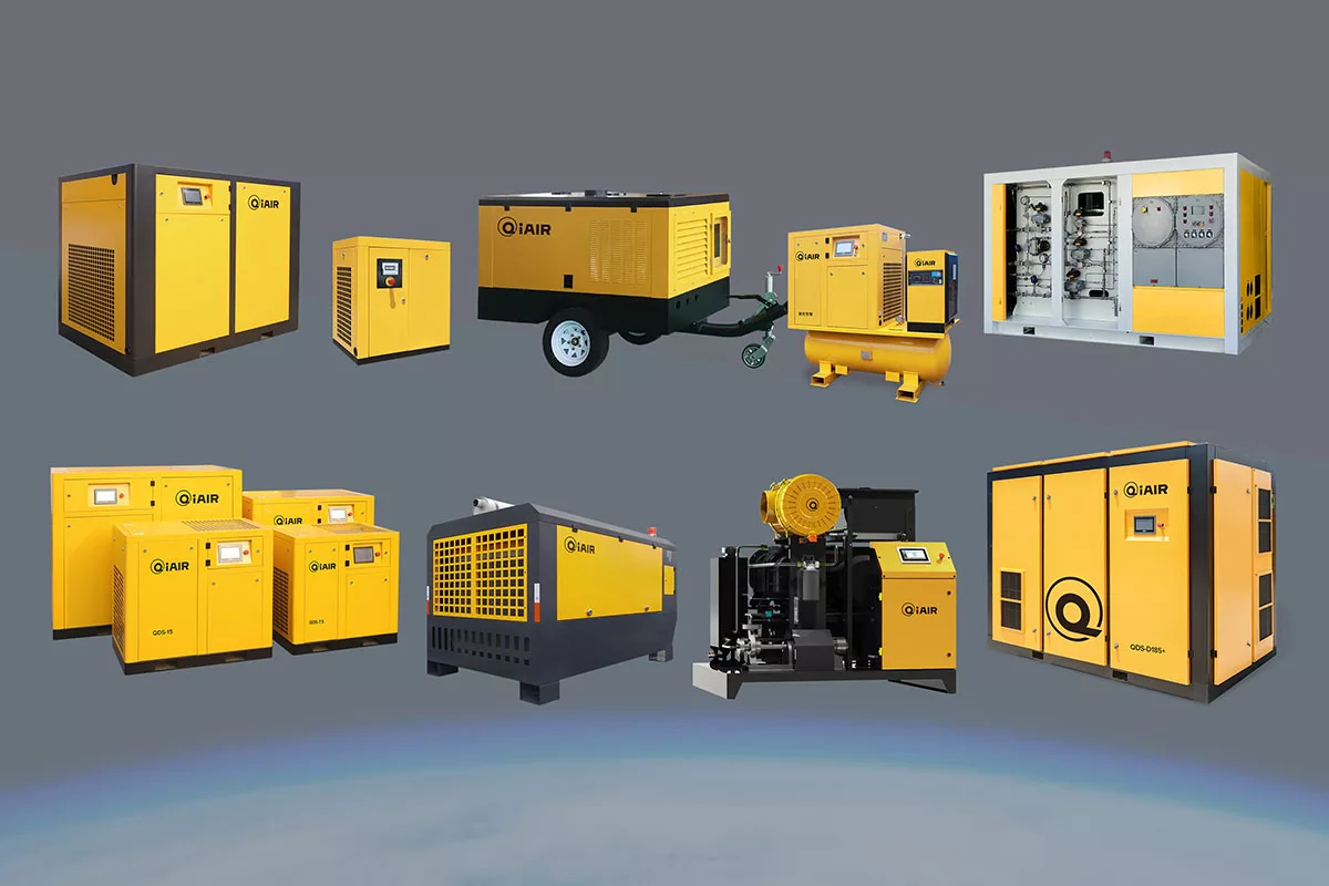 Double -class low -pressure screw air compressor - QiAir Compressor ...